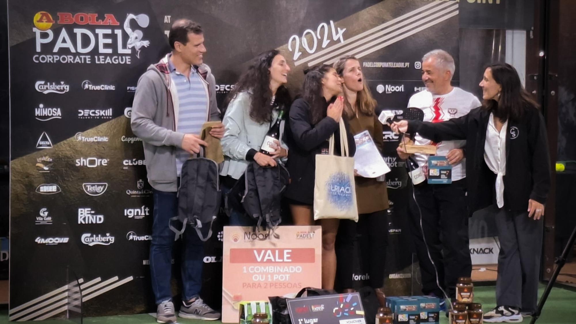 2 equipas vencedoras no Padel Corporate League d’A Bola 4ª Edição