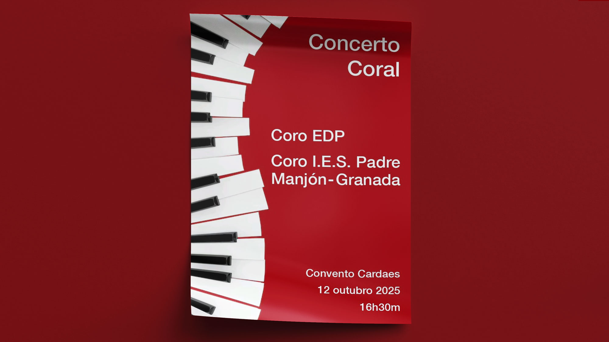 Coro EDP e Coro del Instituto Padre Manjón de Granada, 12 outubro